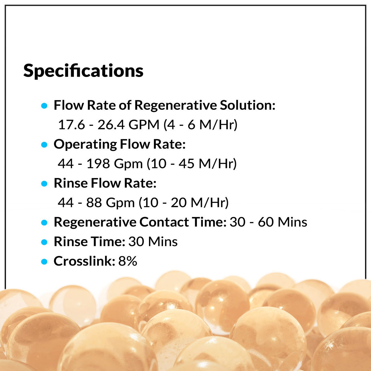 Water Softener Resin Media High Quality Replacement Cation Ion Exchang